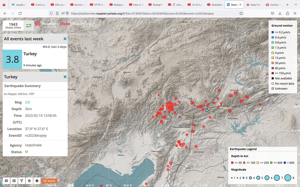 Basic Question about the map? - Developers - Raspberry Shake